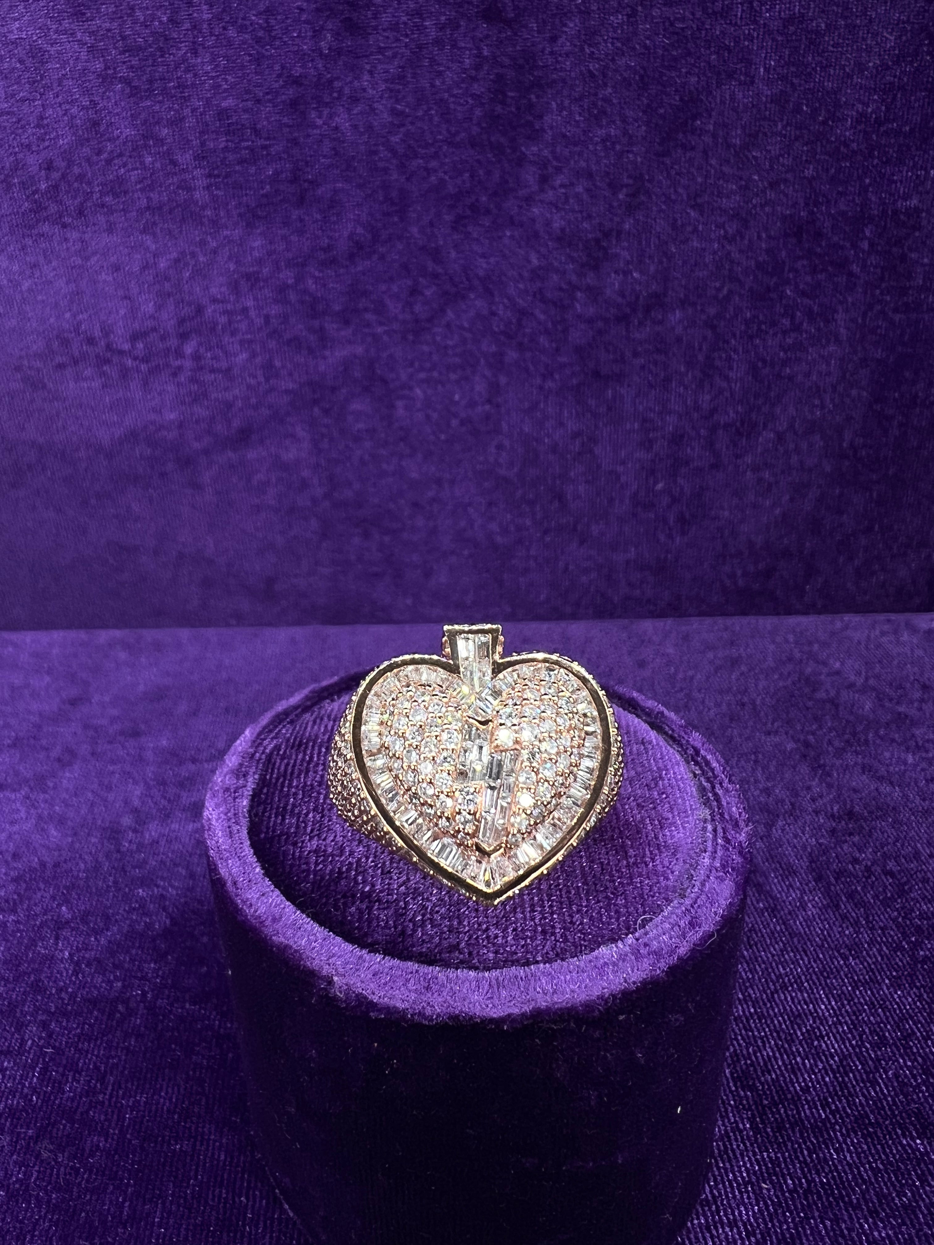 ROSE GOLD ACE RING – IceJewlz