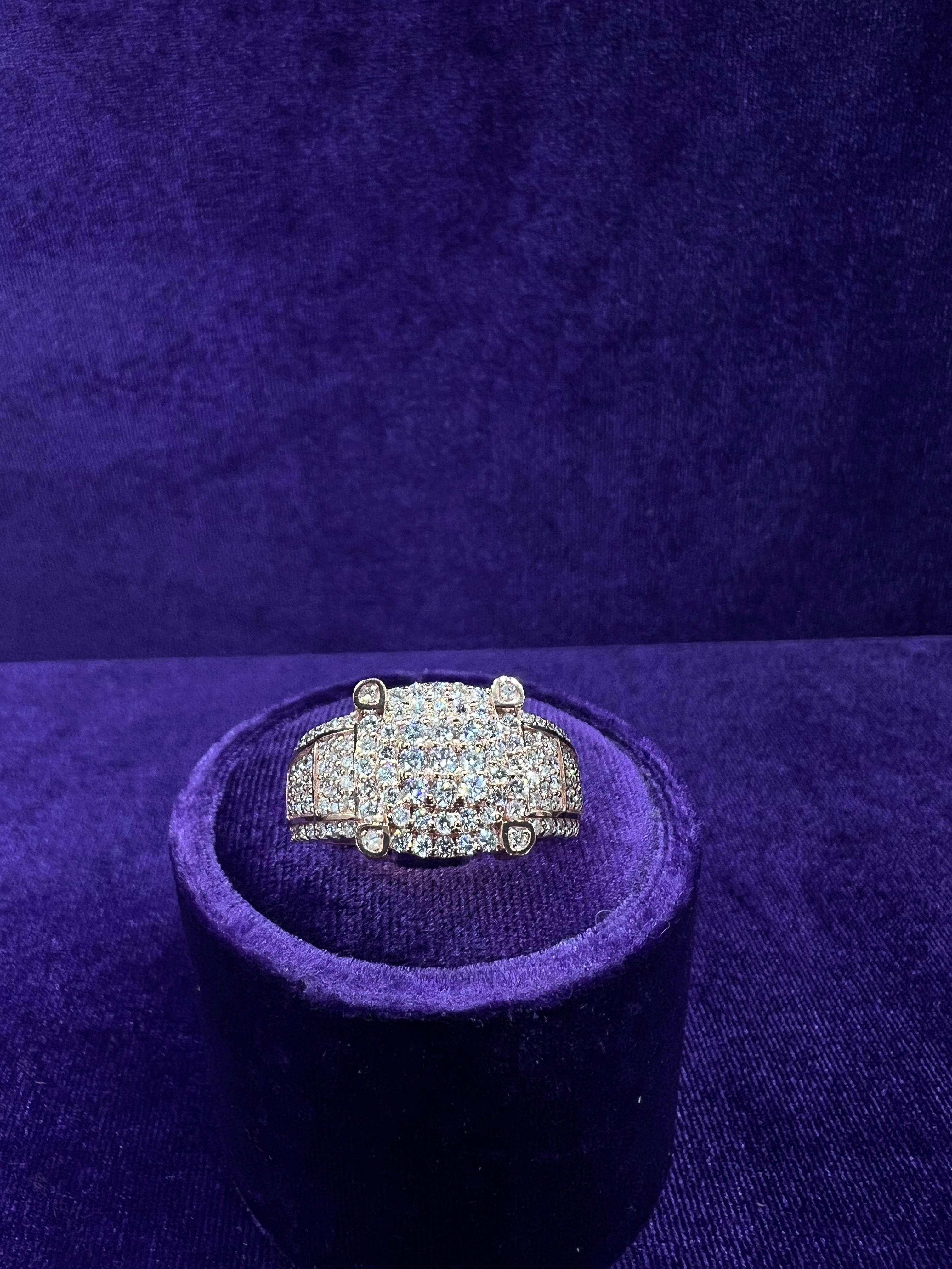 ROSE GOLD 4 POINTER RING – IceJewlz